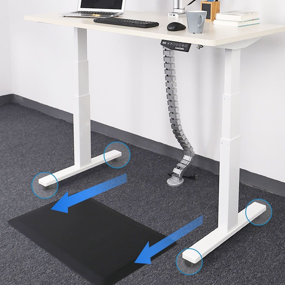 Computer table wheel store